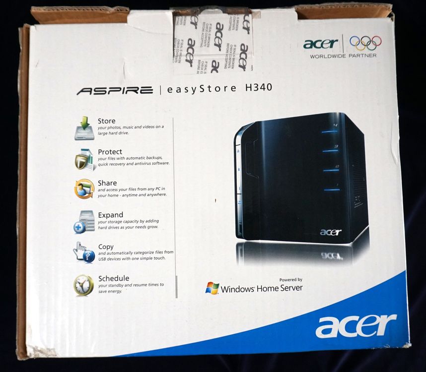 Acer-NASAspire easy Store H340 mit , Aspire easy Store H340 (Gebraucht ...