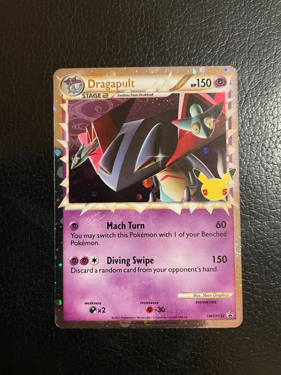 Celebrations Dragapult prime Promo SWSH132 Ab 1 (Gebraucht) in Paradiso ...