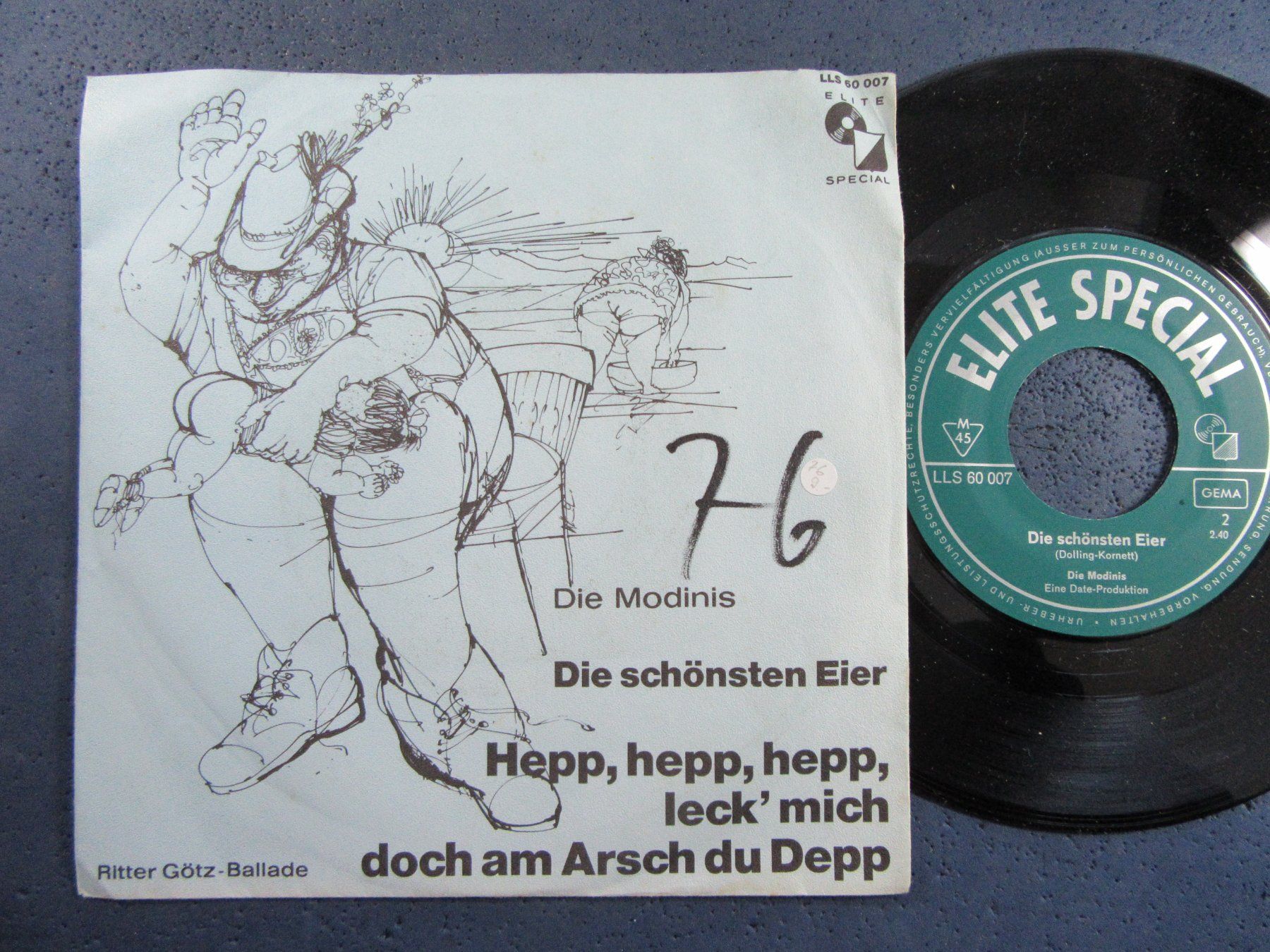 DIE MODINIS "HEPP,HEPP,LECK'MICH DOCH AM STSCH DU DEPP" 45t (Gebraucht ...