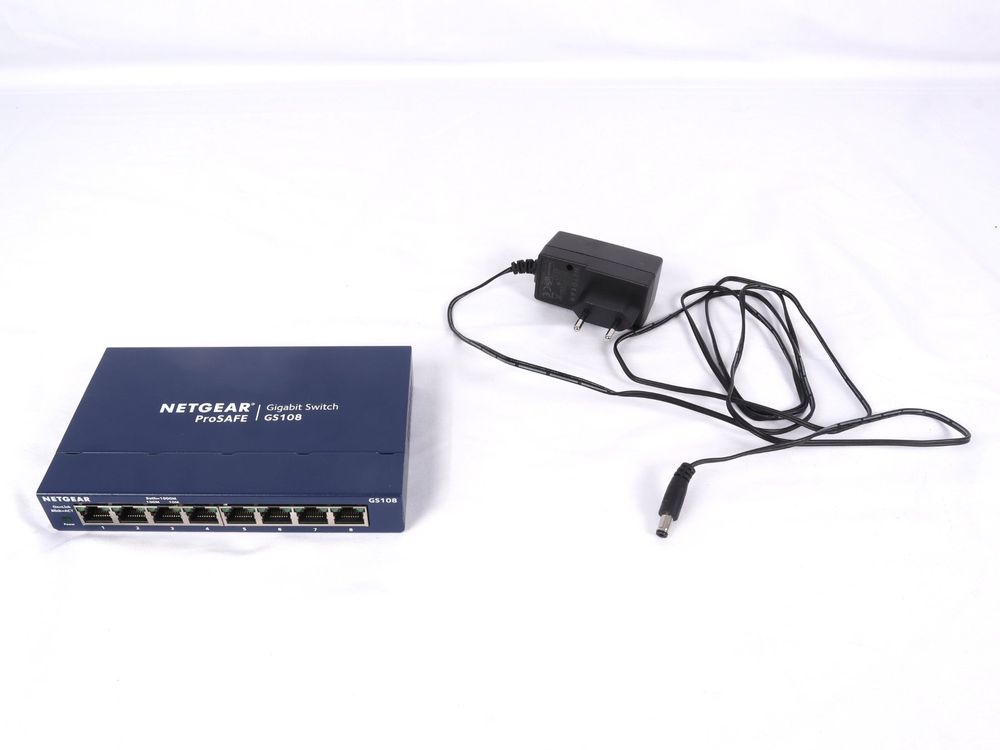 NETGEAR - ProSafe Gigabit Switch GS108 (Gebraucht) in Steinen für CHF 1 ...