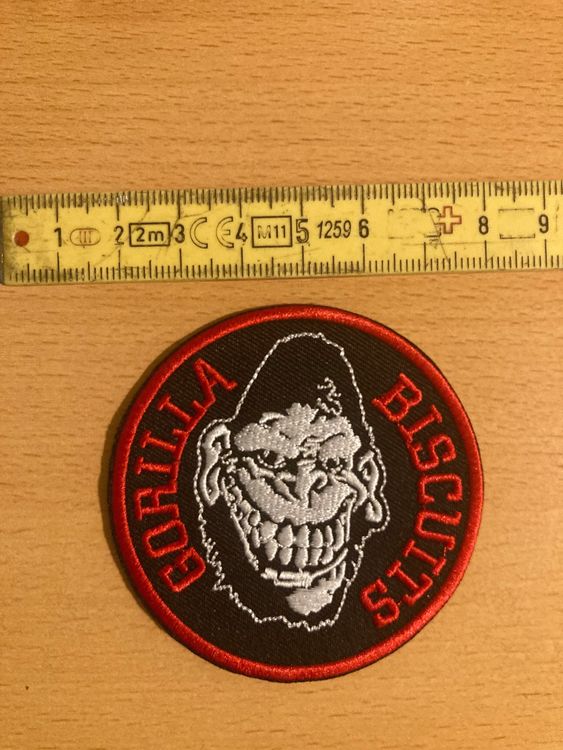 Gorilla Biscuits Patch Sticker Aufnäher Metal Rock Band (Neu (gemäss Beschreibung)) in Horn für ...