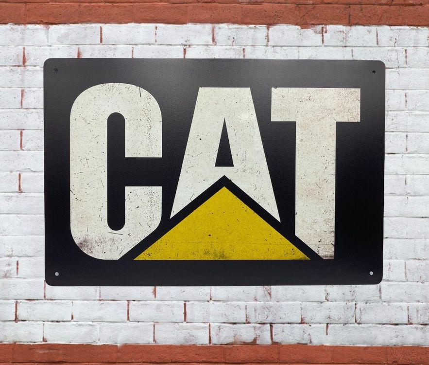 Caterpillar CAT Bagger Blechschild | Kaufen auf Ricardo