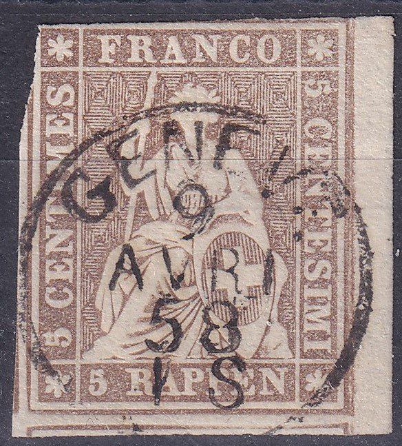 Schöner Strubel 22D mit V-O und Bogenrand (Gebraucht) in Samnaun-Compatsch für CHF 12 – mit ...