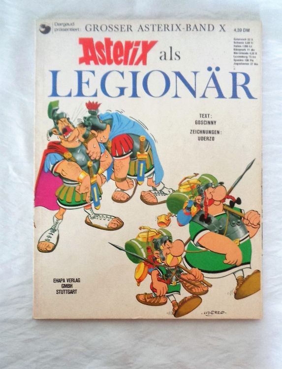 Asterix als Legionär Band X / Softcover / 1 Blatt gelöst (Defekt) in Bellach für CHF 1 – mit ...
