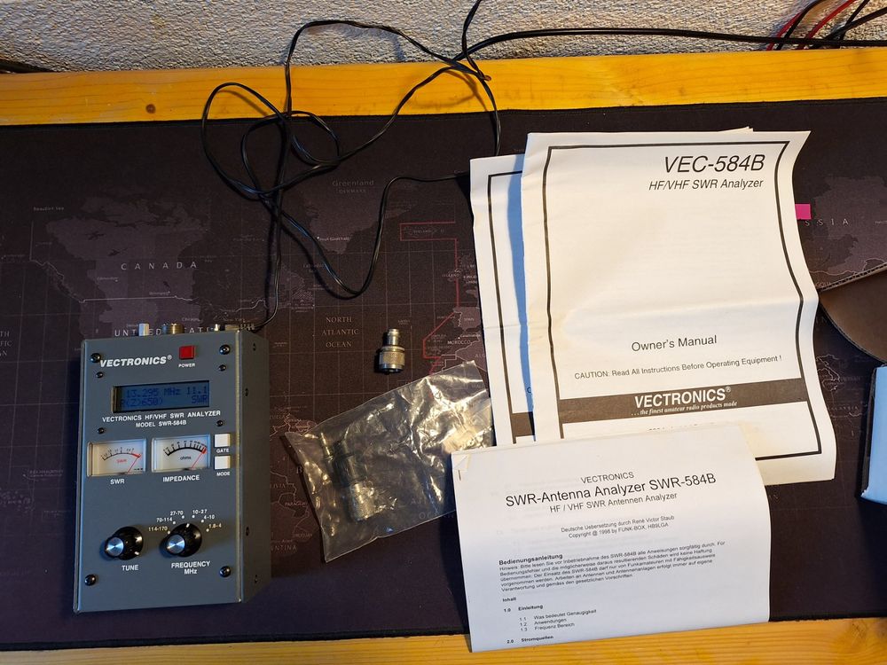 VECTRONICS SWR-584B Antenna Analyzer Funktecnik (Gebraucht) in Canobbio ...