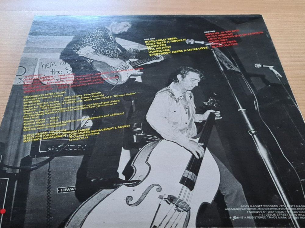 LP MATCHBOX, ROCK A BILLY REBEL, BUZZ BUZZ A DIDDLE IT... (Gebraucht ...