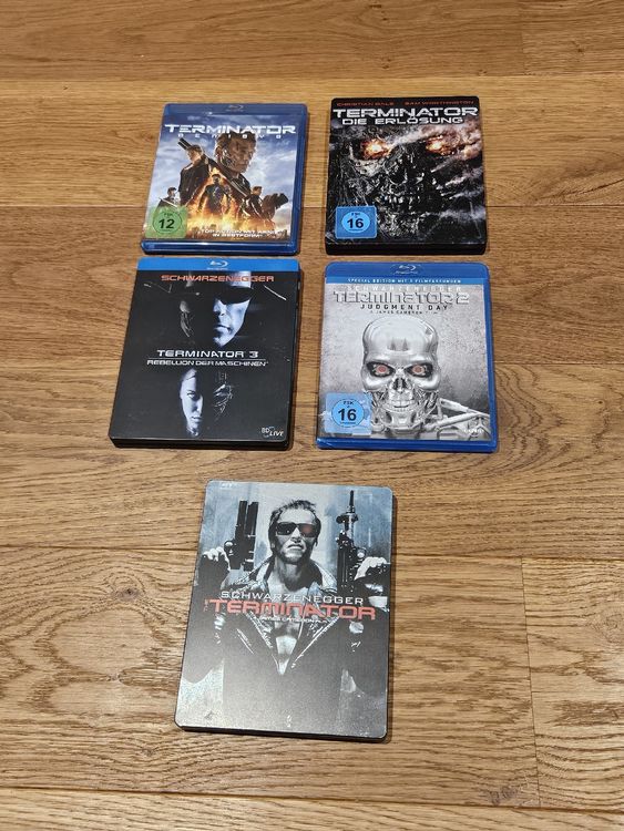5 Terminator Filme Blu-ray Disc Set | Kaufen auf Ricardo