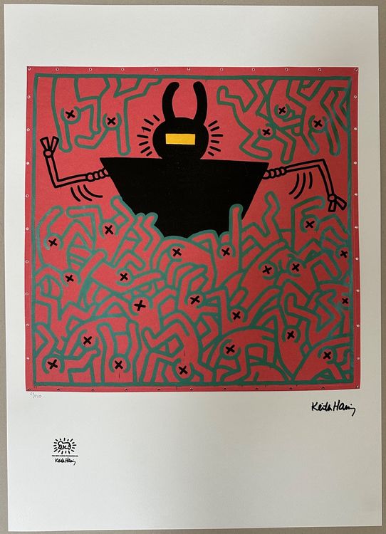 Keith Haring: Untitled, POP Art 63/150 (Neu (gemäss Beschreibung)) in Meilen für CHF 55 – mit ...