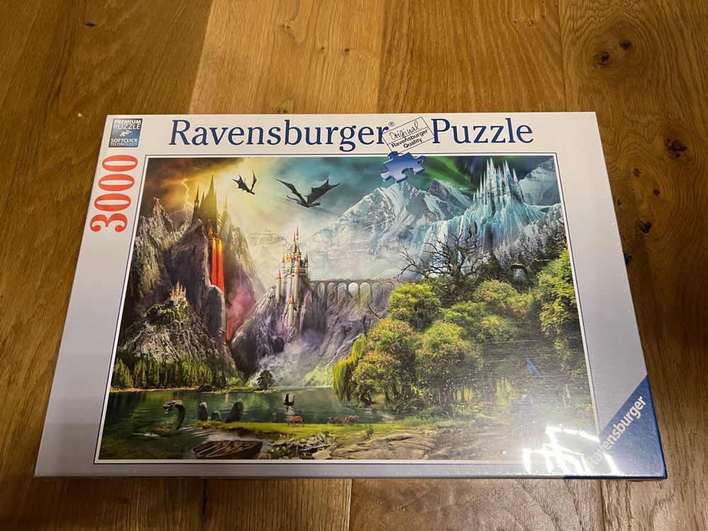 Ravensburger Puzzle 3000 Dragons Reign Rarität (Neu und ...