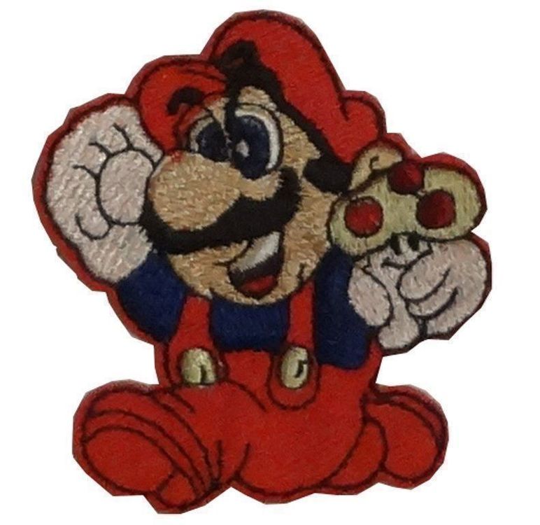 Super Mario Aufnäher Patch Badge Nintendo Wii Switch Game (Neu und ...