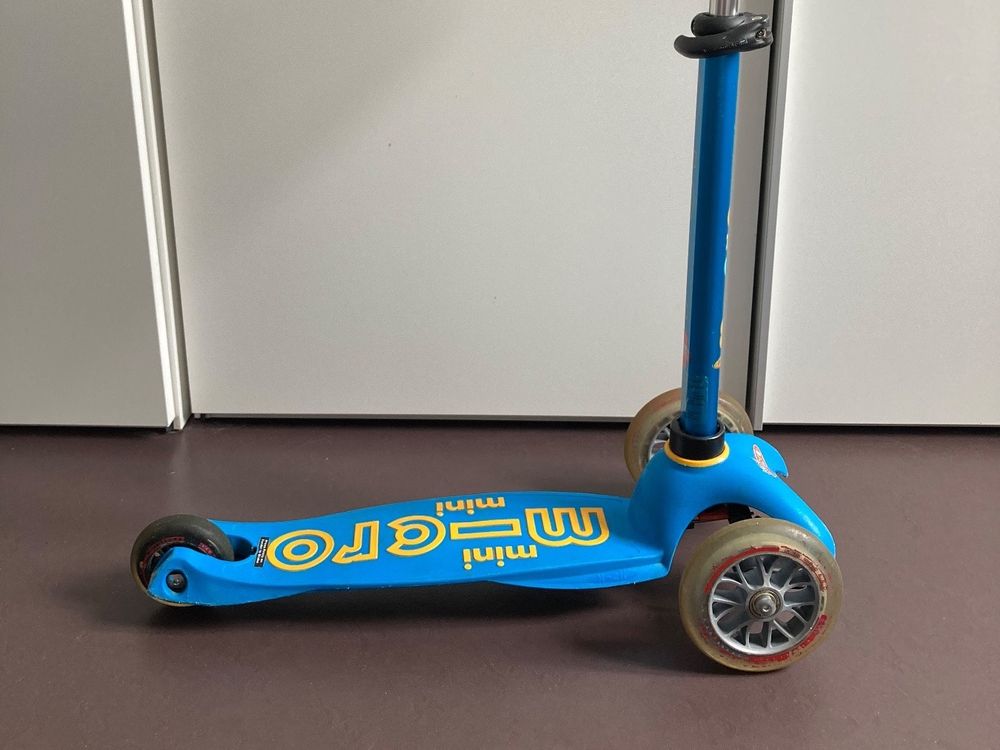 Micro mini Kickboard/Scooter/Trottinett blau (Gebraucht) in Altishofen für CHF 10 – mit ...
