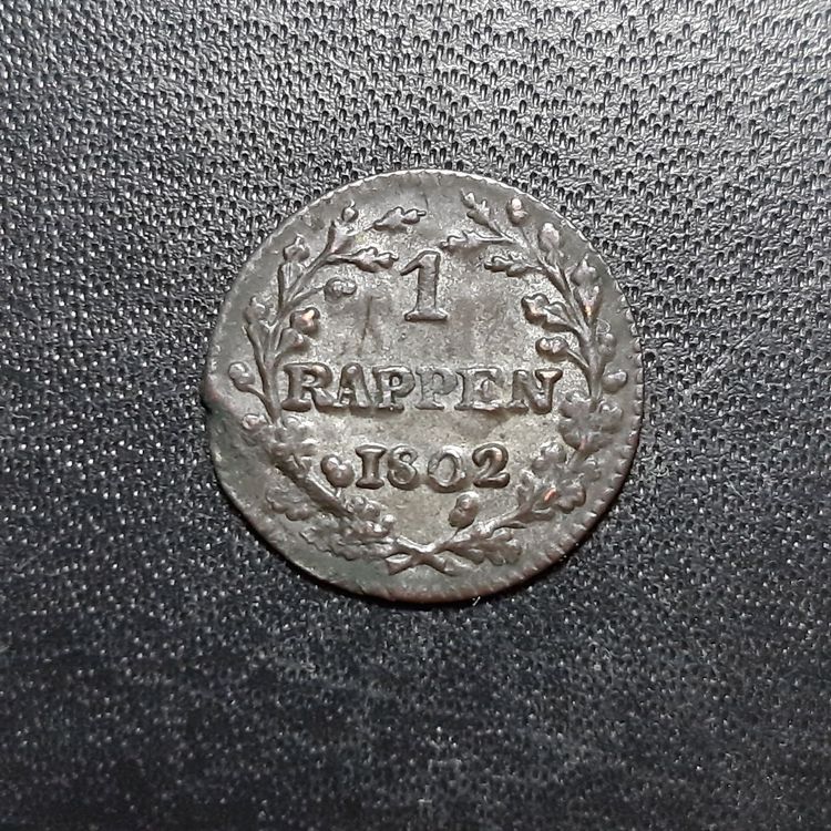 1 Rappen 1802 Helvetische Republik (Gebraucht) in Pfäffikon ZH für CHF 15 – mit Lieferung auf ...