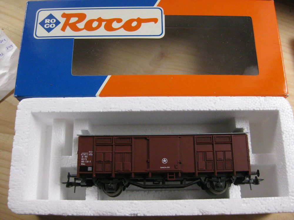 Roco 46000 FS Spitzdach-Güterwagen (Gebraucht) in Malters für CHF 15 ...