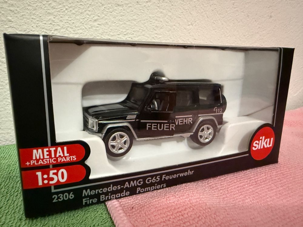Siku 2306 siku Mercedes-AMG G65 Feuerwehr Fire Brigade Pompi (Neu und ...
