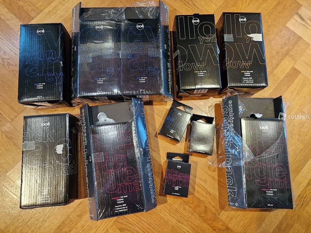 OCE ink tank zu TCS500 TCS300 océ 8 Ink und 3 Printhead (Neu und ...