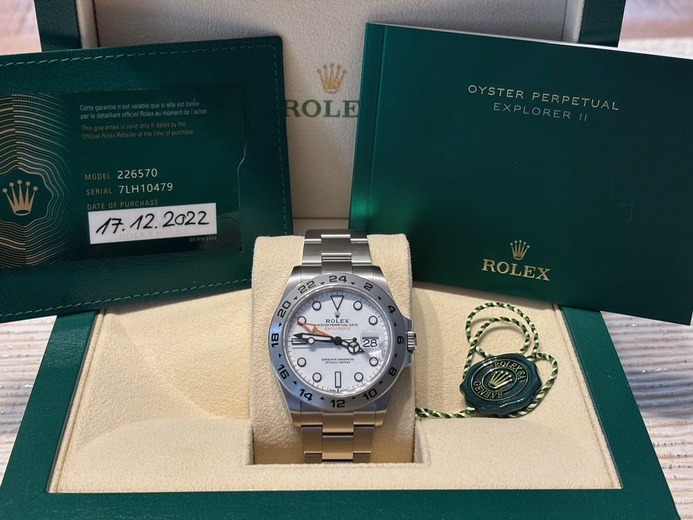 Rolex Professional Explorer II Full Set 226570 neu (Neu und ...