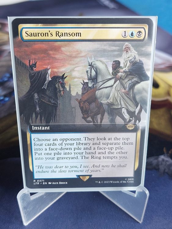 Full-art Sauron's Ransom- lord of the ring (Neu (gemäss Beschreibung ...