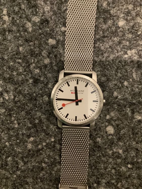 Mondaine SBB-Uhr simply elegant - 41 mm (Gebraucht) in Wallenwil für ...