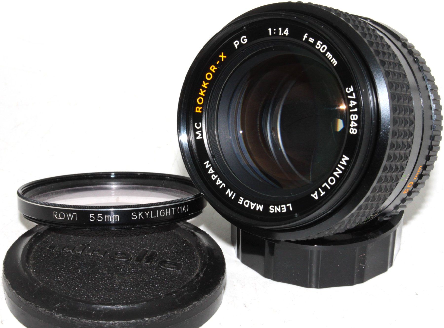 MINOLTA MC ROKKOR - X PG 1.4 / 50 mm + Filter (Gebraucht) in Allschwil ...