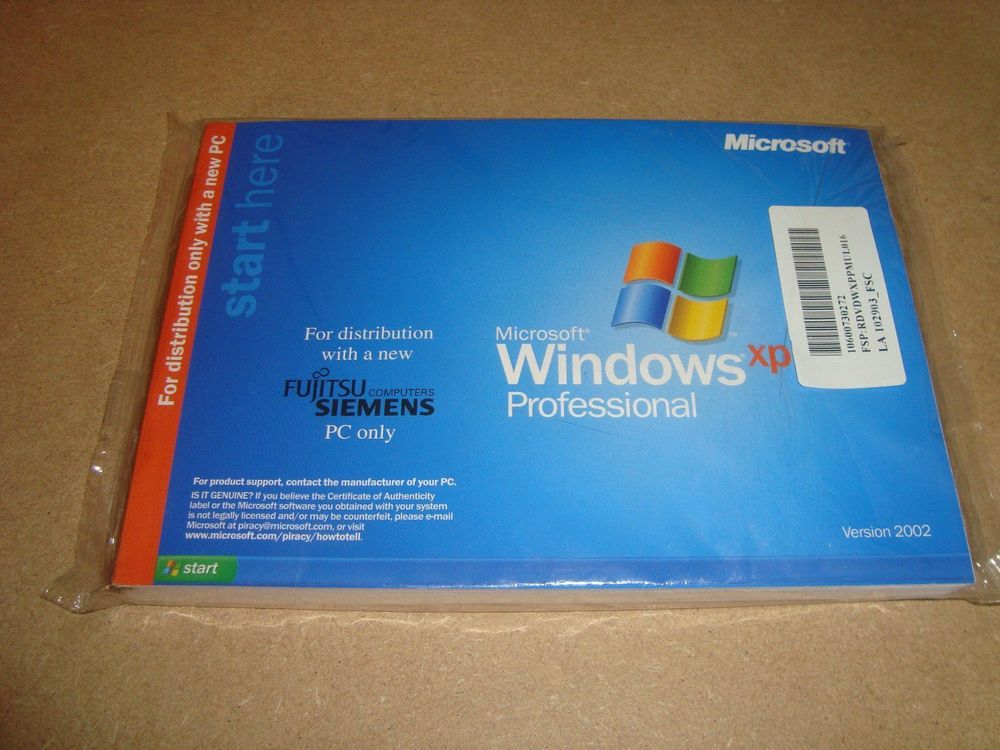 Windows XP Professional (Neu und originalverpackt) in Curio für CHF 30 ...