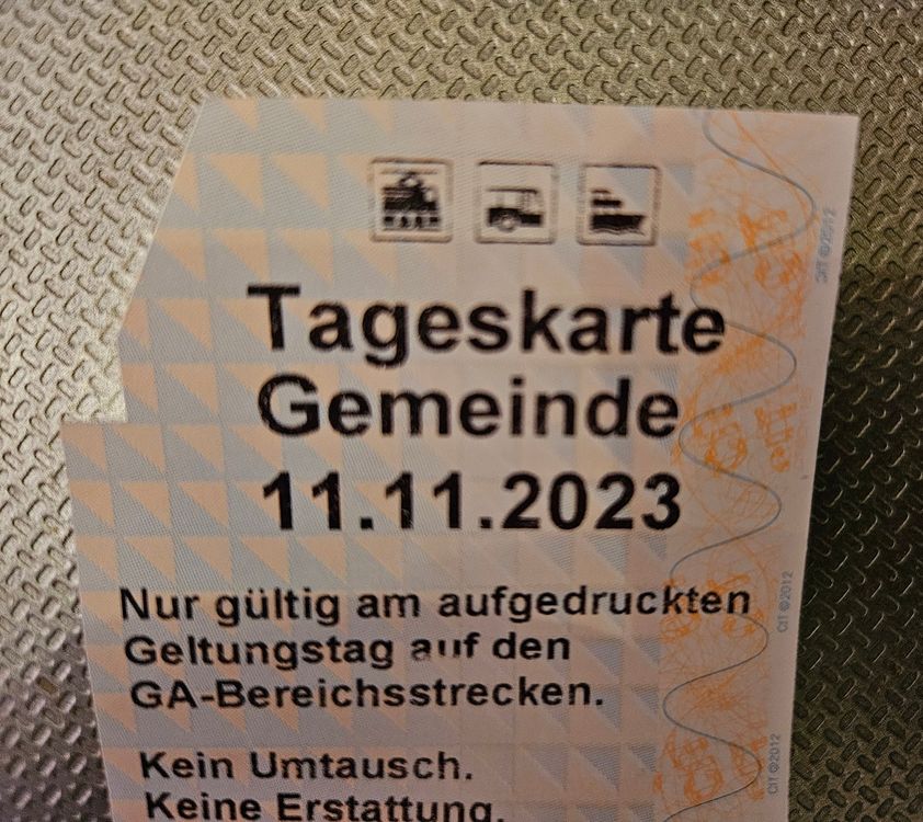 Carte journalière CFF SBB 11/11/2023 (Neu und originalverpackt) in ...