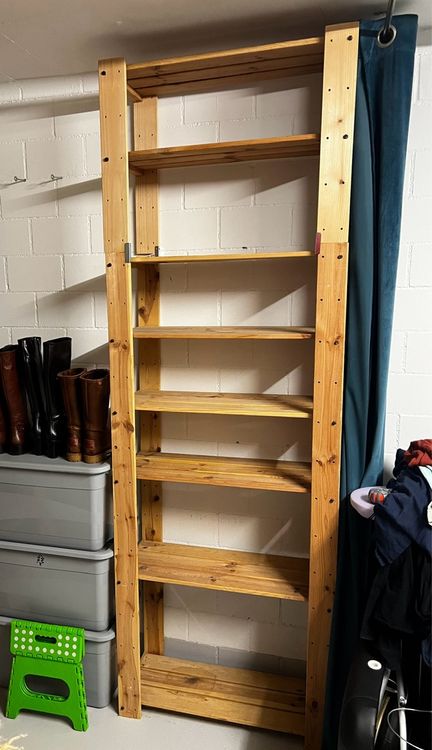 Ikea Holzregal Keller