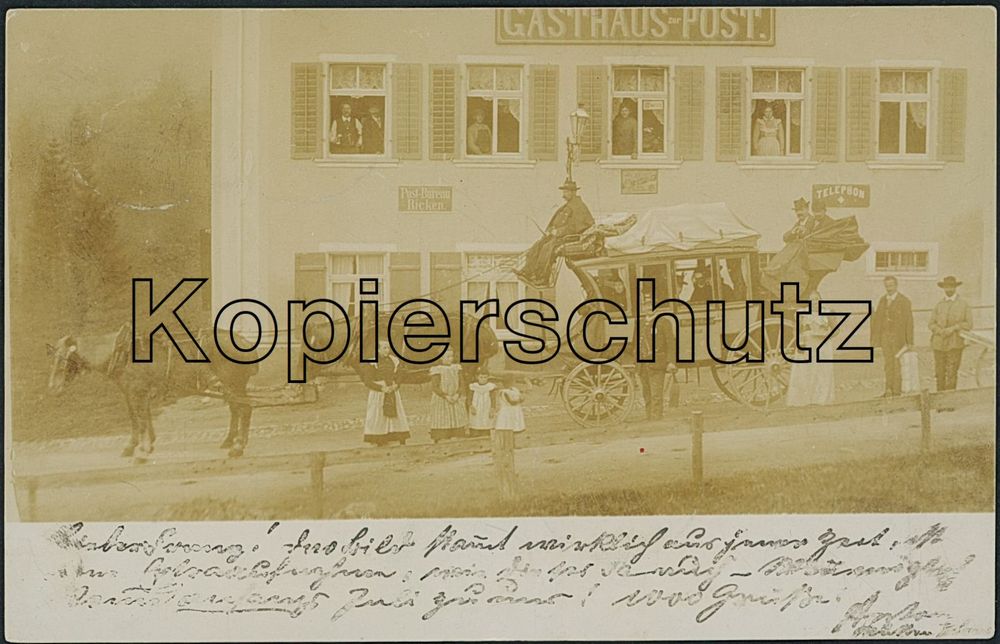 SG Ricken - Post - Postkutsche - Ernetschwil - Wattwil (Gebraucht) in Schindellegi für CHF 750 ...