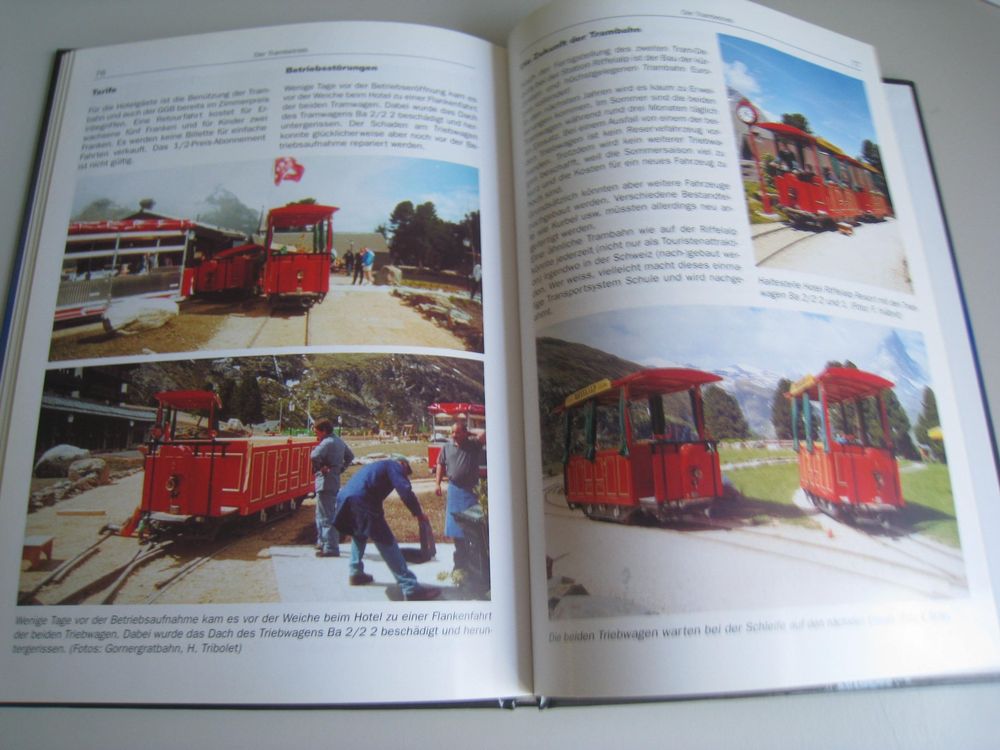 Riffelalp-Tram,einst und jetzt, Prellbock 2005 (Gebraucht) in Buchs ZH für CHF 19 – mit ...