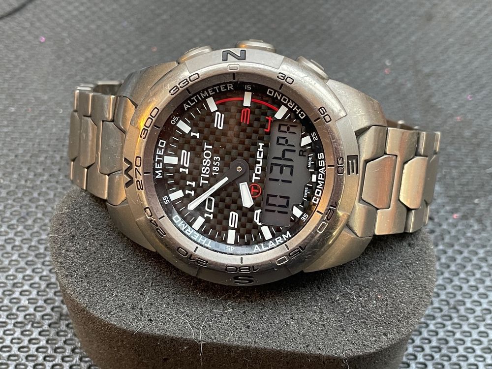 TISSOT TOUCH EXPERT SMART WATCH TITANIUM NEUE BATTERIE LÄUFT | Kaufen auf Ricardo