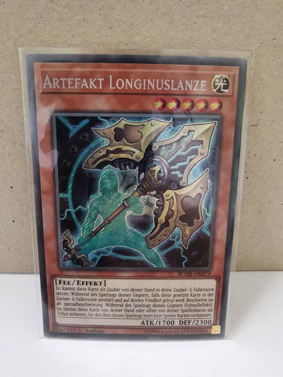 yugioh/BLHR/Artefakt Longinuslanze (Neu (gemäss Beschreibung)) in ...