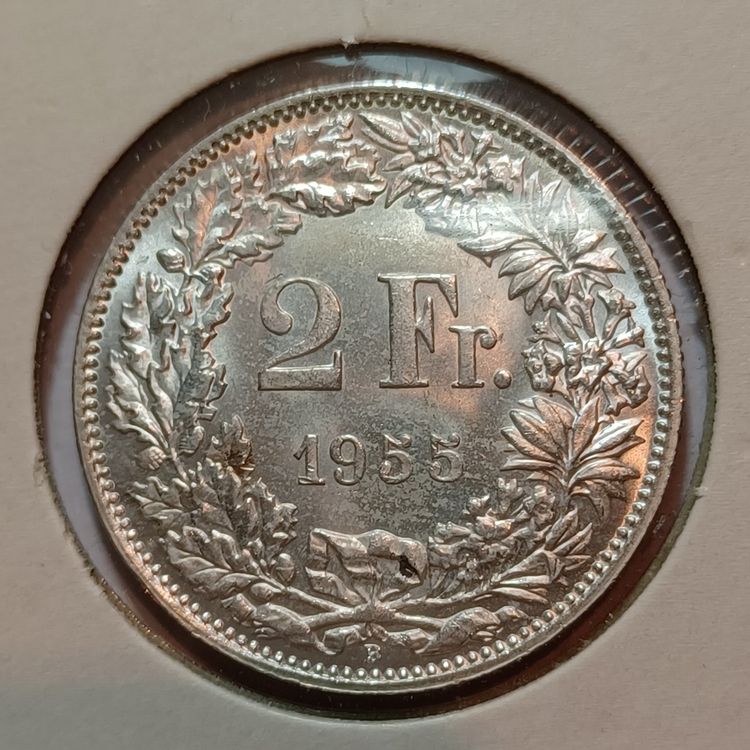 2 Franken 1955 unz-stgl | Kaufen auf Ricardo
