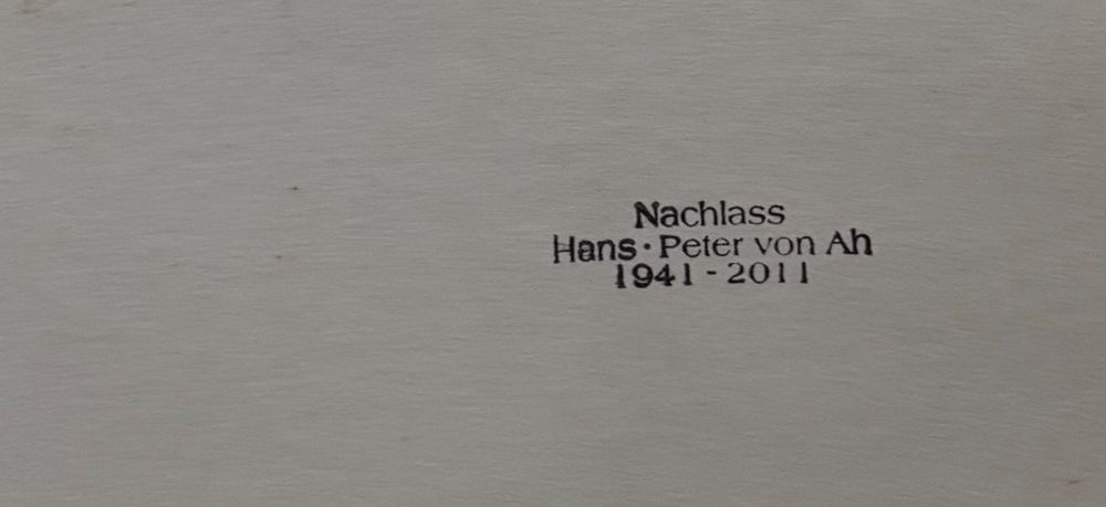 Hans-Peter von Ah (1941-2011), Mischtechnik, 1966, Nachlass (Gebraucht ...