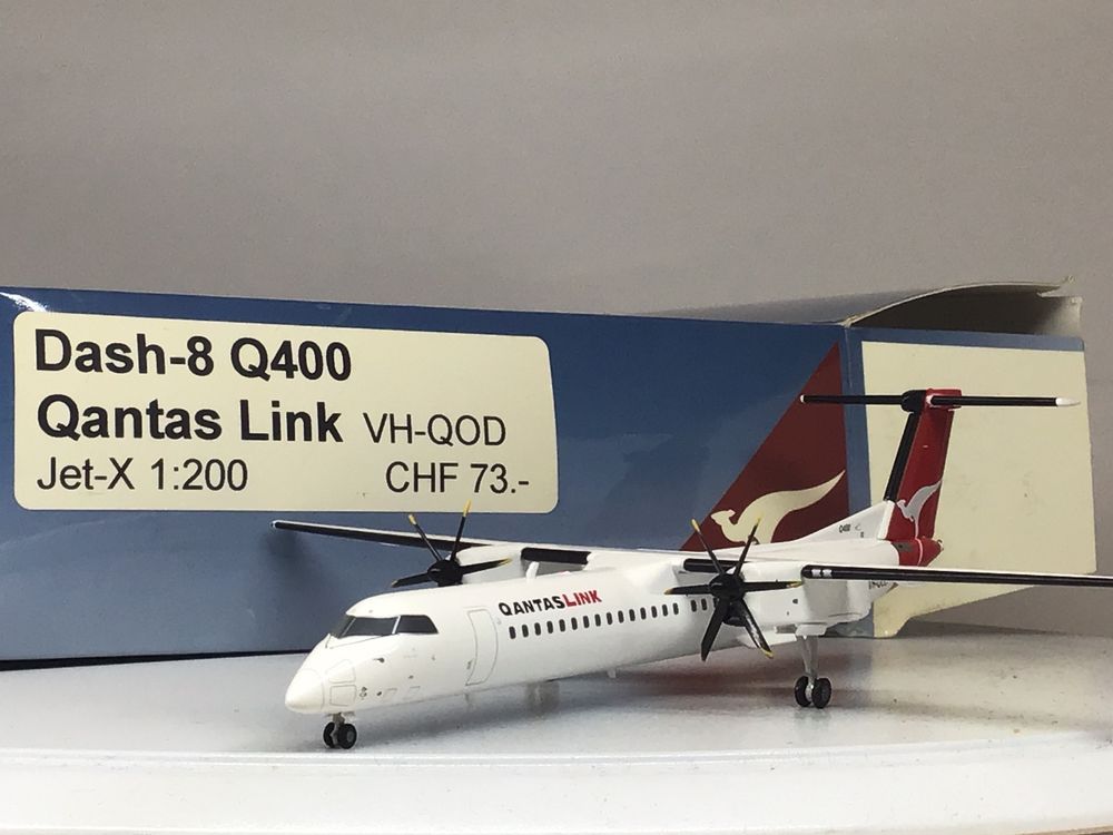 Qantas Dash-8 Q400 Jet-X 1:200 Modellflugzeug (Gebraucht) in Männedorf ...