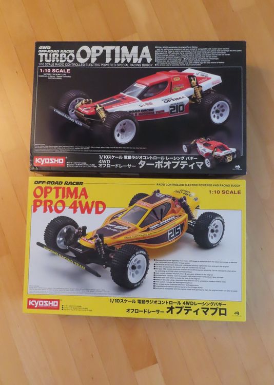 Kyosho RC 2x Baukasten Turbo Optima + Pro 4WD 2019 + 2024 (Neu (gemäss ...