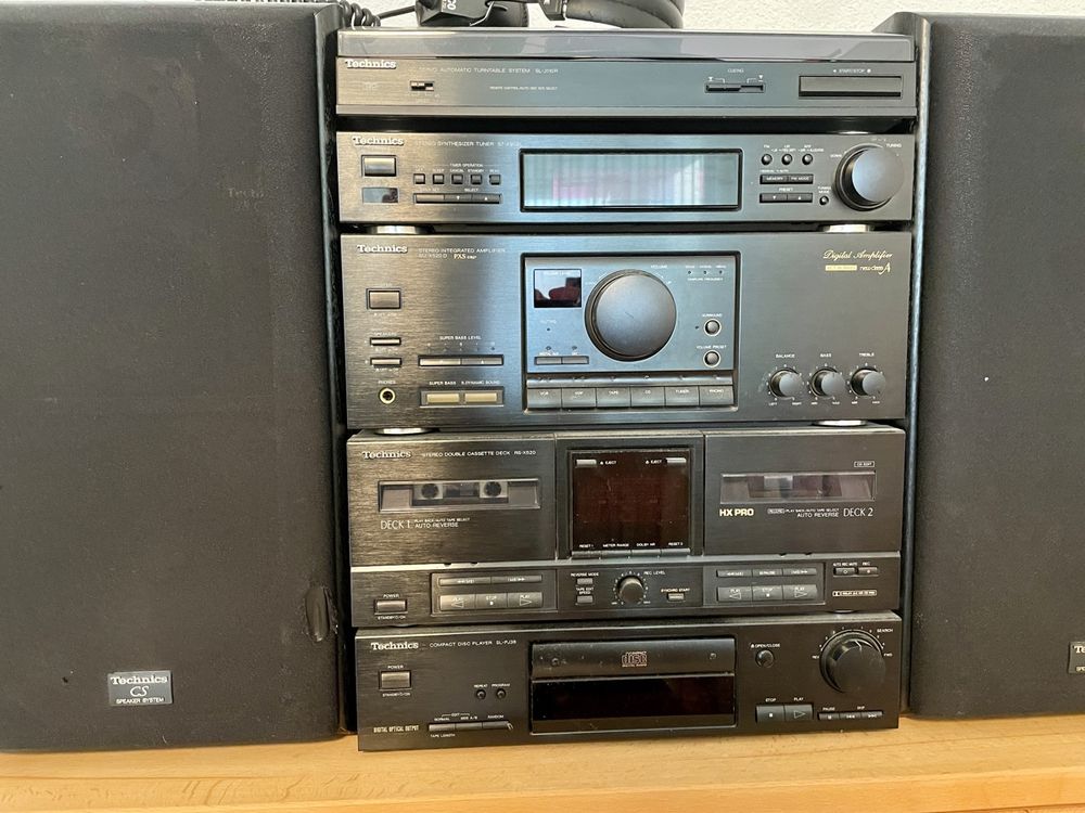 Technics Stereoanlage / Plattenspieler / Tape/ CD / Radio (Gebraucht ...