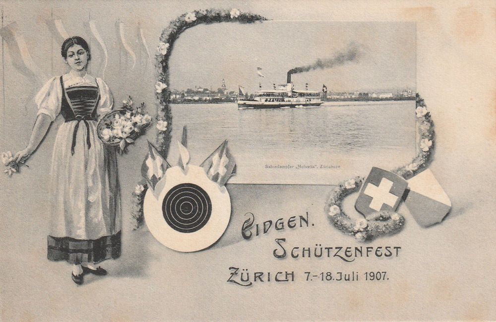 Zürich Eidg. Schützenfest 1907 (Gebraucht) in Rorschacherberg für CHF 12 – mit Lieferung auf ...