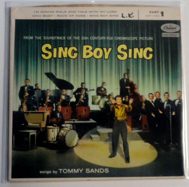EP-SI TOMMY SANDS sing boy sing SOUNDTRACK 1960 (Gebraucht) in Kesswil ...