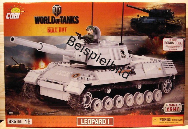 Cobi World of Tanks Leopard 1 Panzer Nr. 3009 (Gebraucht) in Busswil b ...