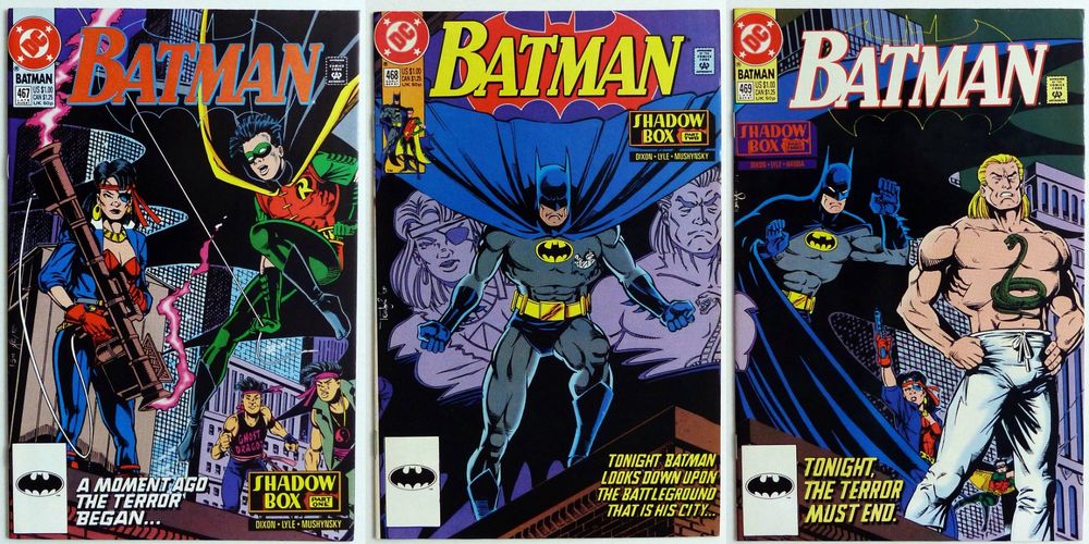BATMAN 467-469 COMPLETE 3 PART STORY VS. KING SNAKE DC 1991 | Kaufen ...
