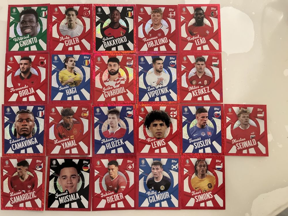 UEFA Euro 2024 Topps Sticker alle PTW der Teams | Kaufen auf Ricardo