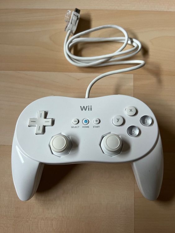 Wii Classic Controller Pro Weiss/White (Original Nintendo) | Kaufen auf ...