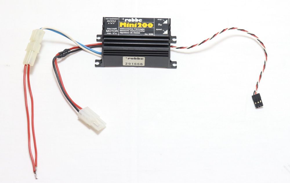 Robbe Mini200 elektronischer Fahrtenregler, Brushed 12A (Gebraucht) in ...