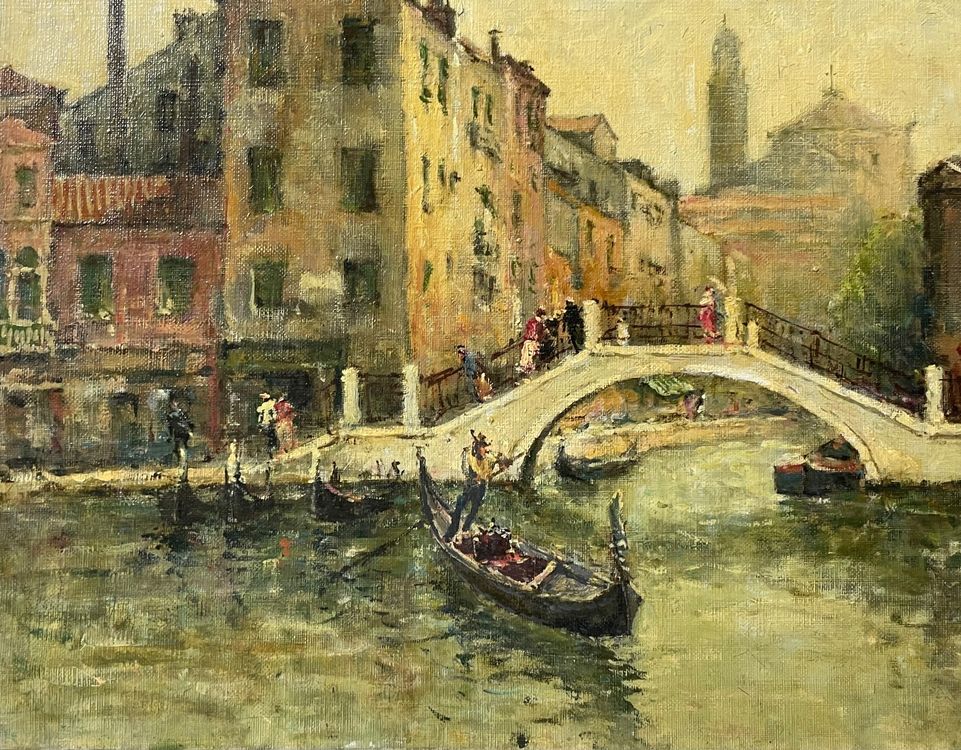 George Romano (XX) Gemälde - Venedig | Kaufen auf Ricardo