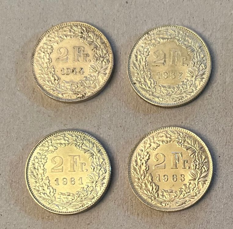 argent 2 francs Franken 1944 1957 1961 1963 | Kaufen auf Ricardo