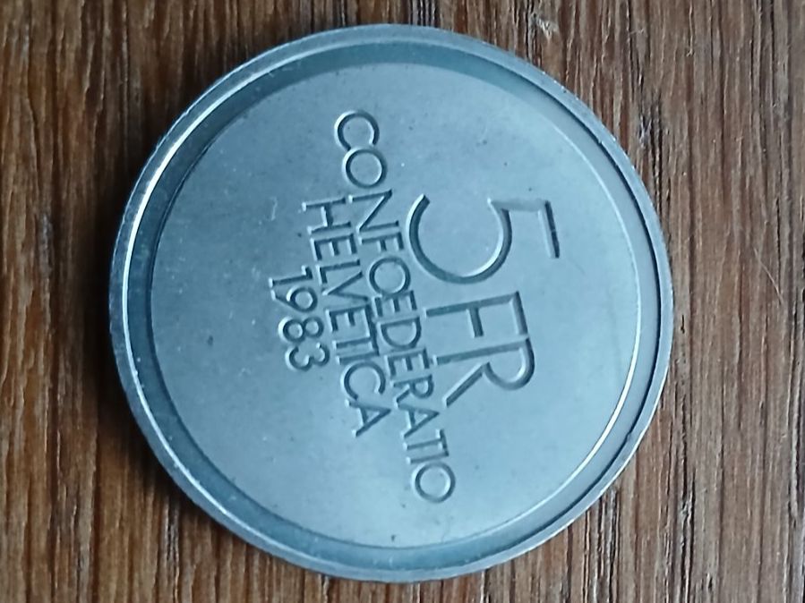 5 Franken Gedenkmünze Ernest Ansermet 1883-1969 (Gebraucht) in Boswil ...