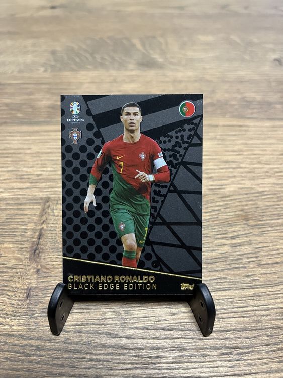 Topps Euro 2024 Black Edge Cristiano Ronaldo (Neu (gemäss Beschreibung)) in Bronschhofen für CHF ...