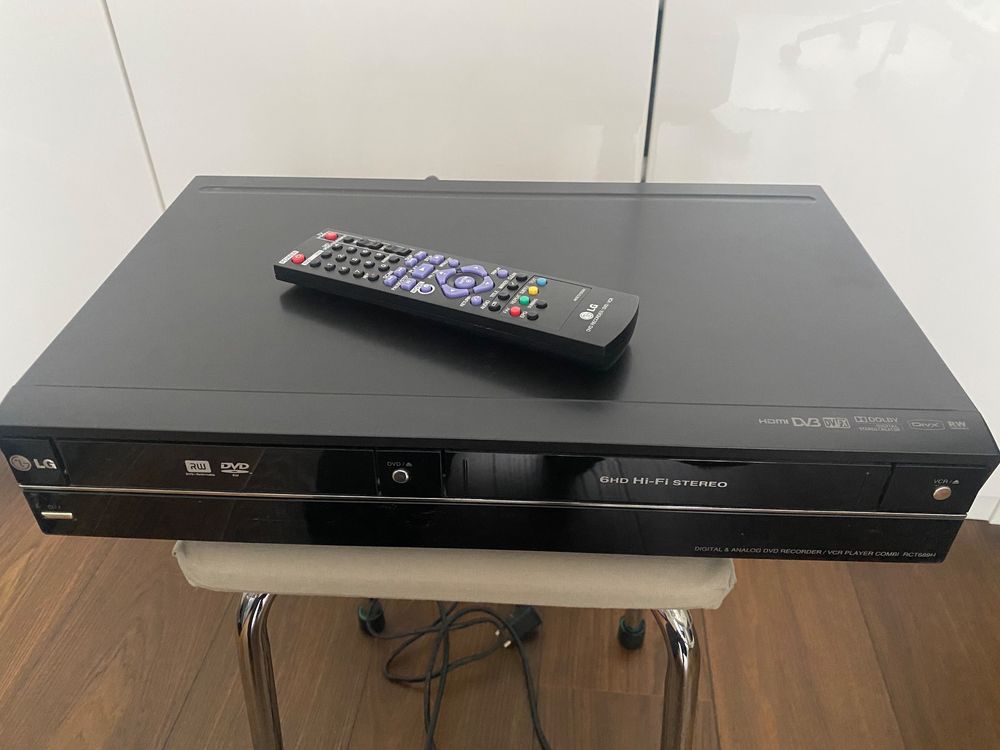 LG RCT689H Kombinationsfeld Combi VCR VHS Video DVD Recorder | Kaufen ...