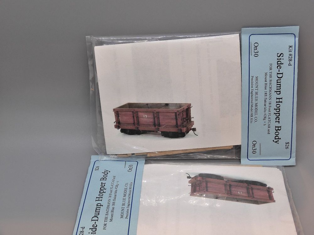 2 Side-Dump Hopper Body Kits Spur On3/On30/0e | Kaufen auf Ricardo