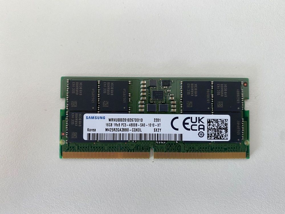 16gb DDR5 4800 Riegel für Notebook | Kaufen auf Ricardo