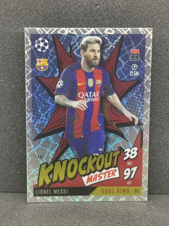 Match attax 2024 /25 Extra Lionel Messi Knockout Master (Gebraucht) in ...